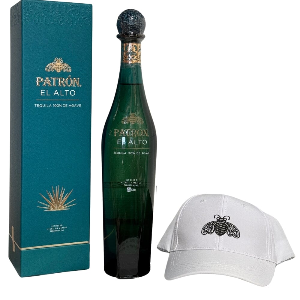 Buy Patron El Alto Tequila Reposado With White Special Edition Hat ...