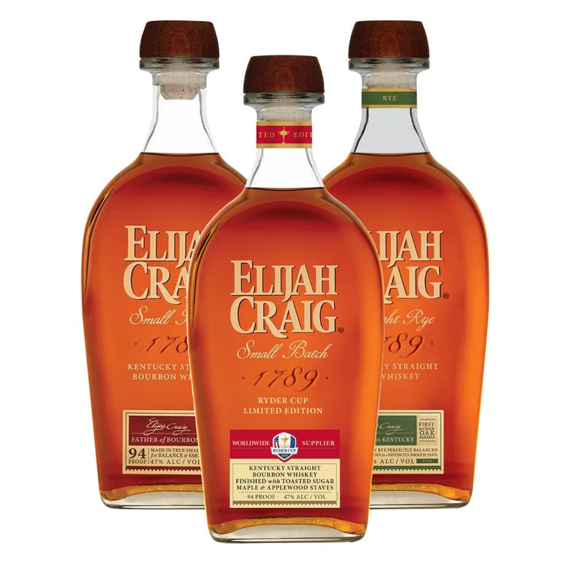 Buy Elijah Craig Ryder Cup 2025 Edition Bundle® Online | Bourbon Delivered